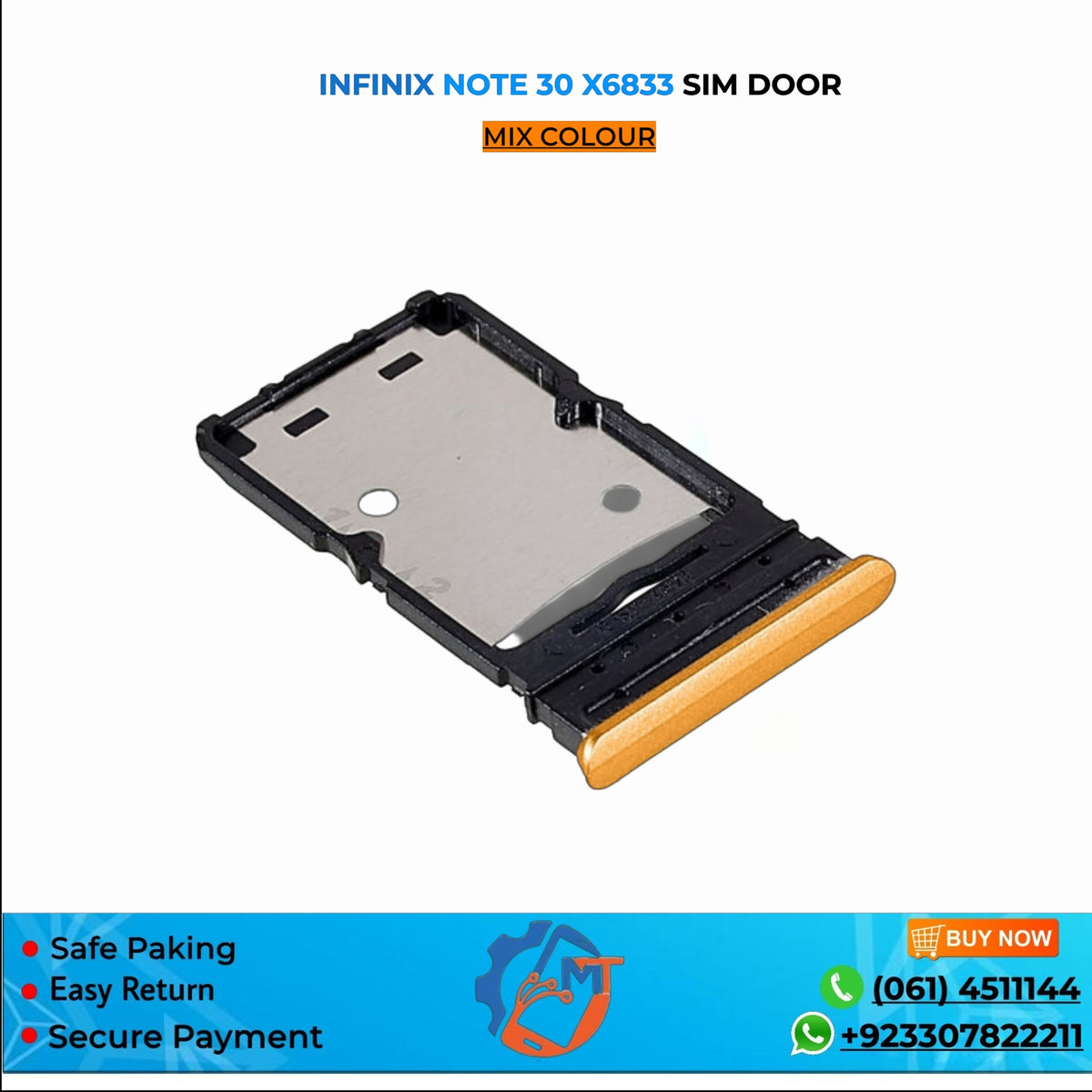 NOTE 30/X6833 SIM DOOR